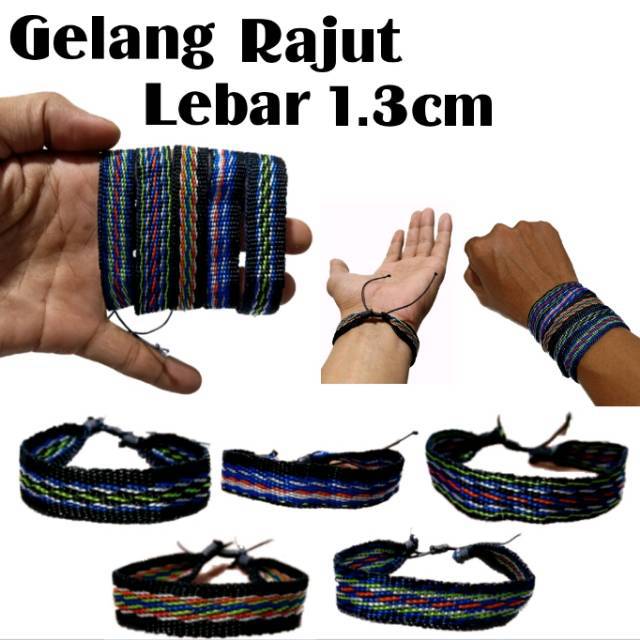 Jual Gelang tali Rajut Etnik Gelang Tali Gunung | Shopee Indonesia