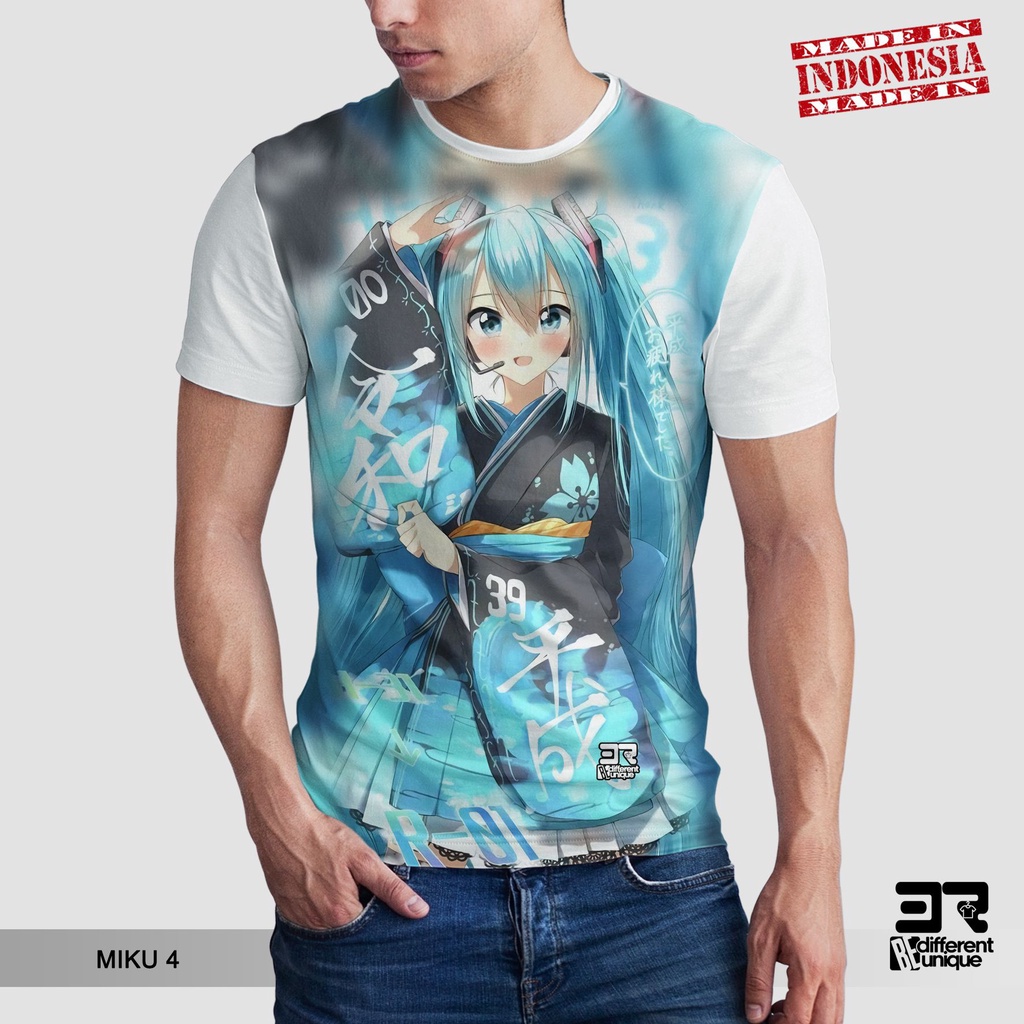 Jual [ COD ] KAOS PRINTING GAMBAR anime vocaloid MIKU HATSUNE 4 - BAJU ...