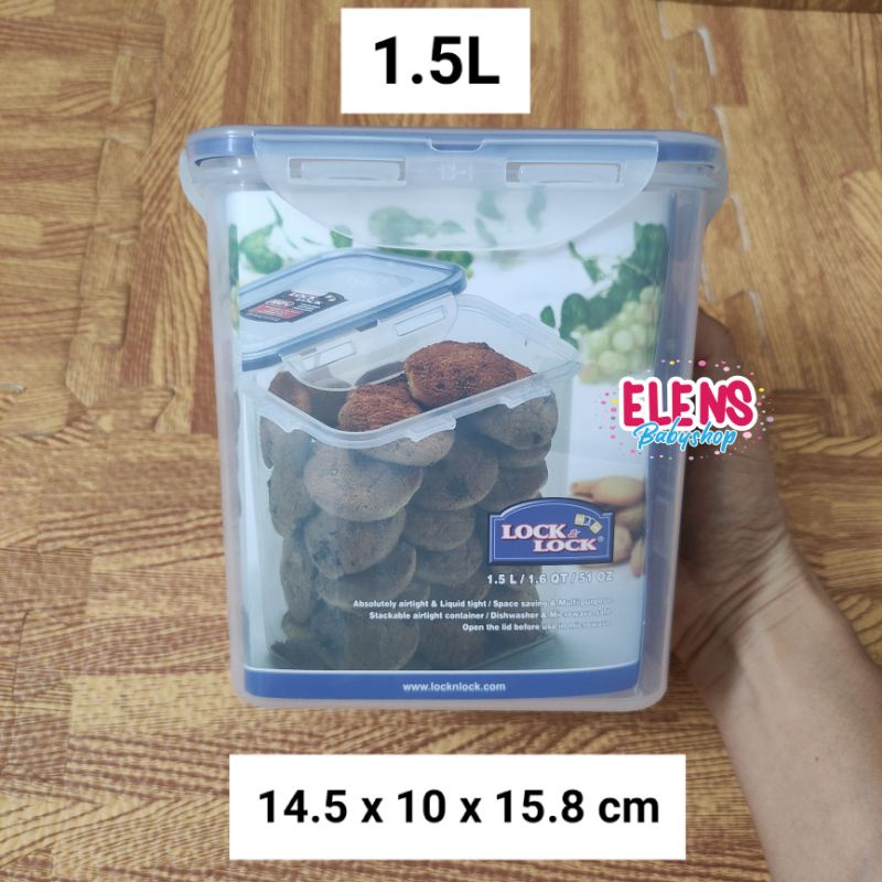 Jual Lock n Lock Tall Rectangular Container toples susu wadah makanan ...
