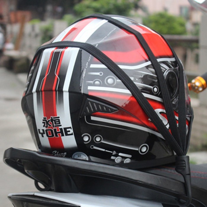 Jual HELM-JARING-TAS- TALI RABBER PENGIKAT HELM MOTOR PANJANG 65CM -TAS ...