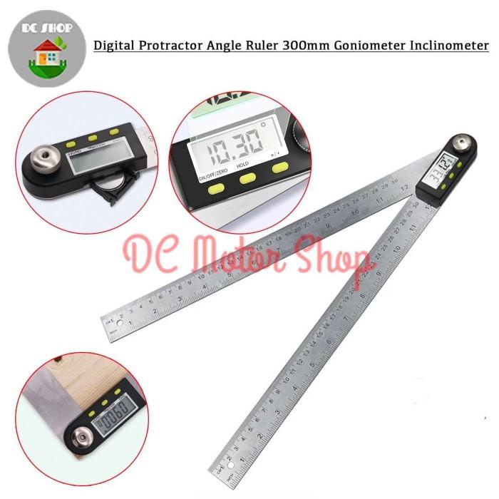 Jual Digital Protractor Angle Ruler Goniometer Inclinometer Penggaris 300Mm | Shopee Indonesia