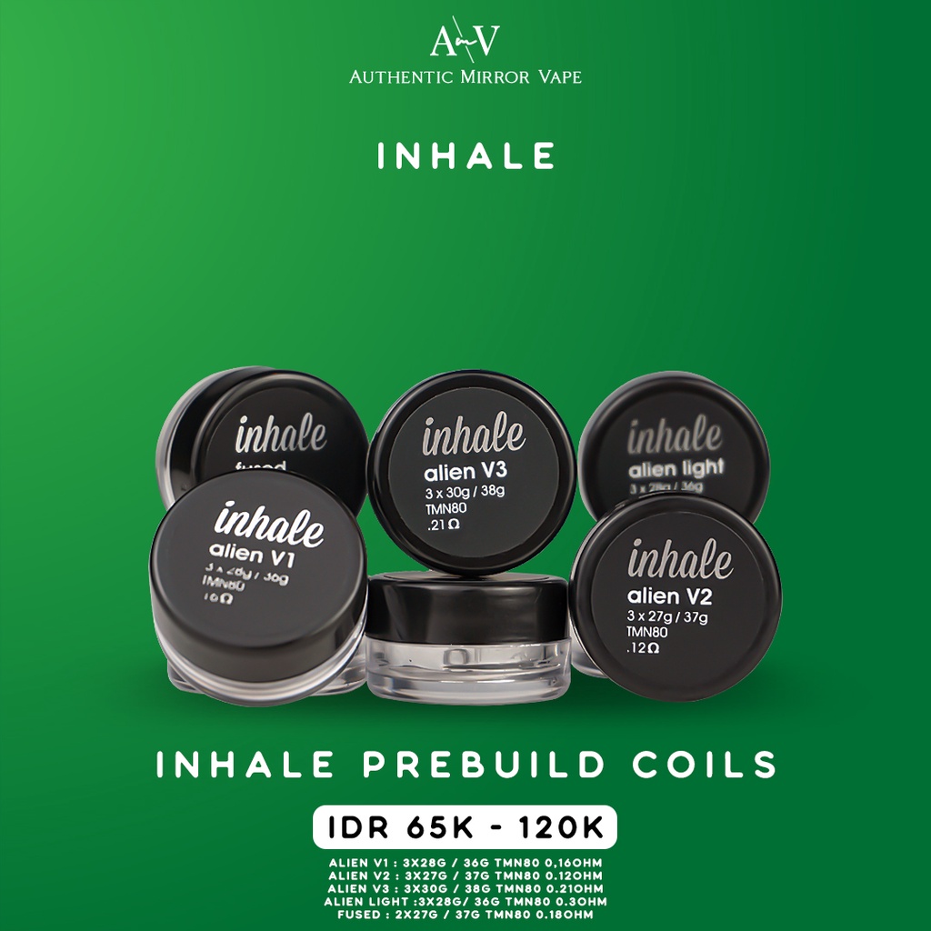 Jual Inhale Prebuild Coils Alien V1 by Inhale Coils - WR | Shopee Indonesia