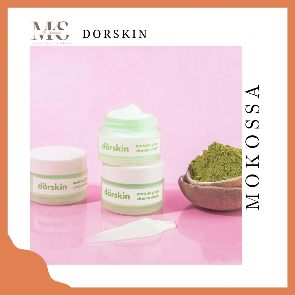 Jual DORSKIN Matcha Glow Dream Sleeping Mask Brightening | Shopee Indonesia