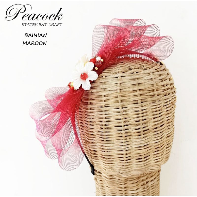 Jual BAI NIAN CNY (bando imlek maroon, blue, pink, peach) | Shopee ...