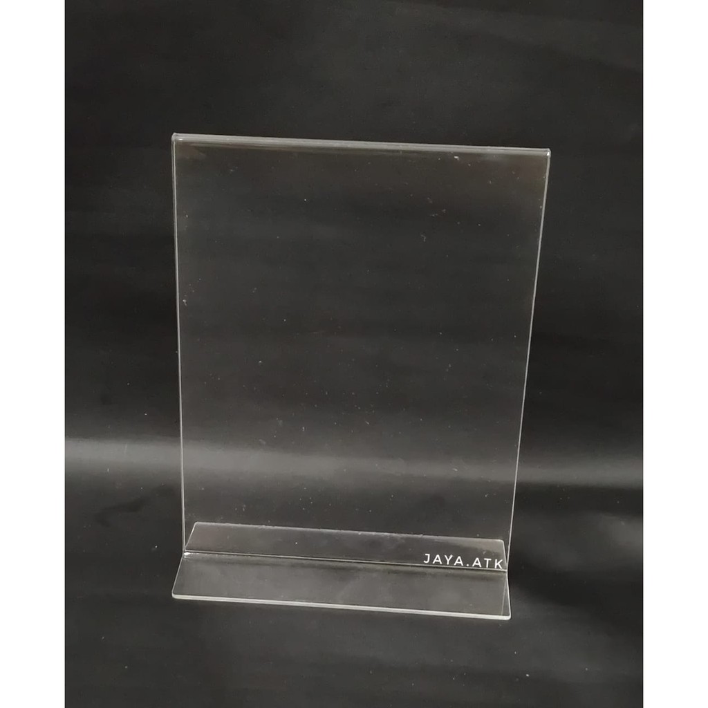 Jual PAPAN AKRILIK ACRYLIC MEJA PAPAN NAMA BROSUR STANDING AKRILIK 2 ...