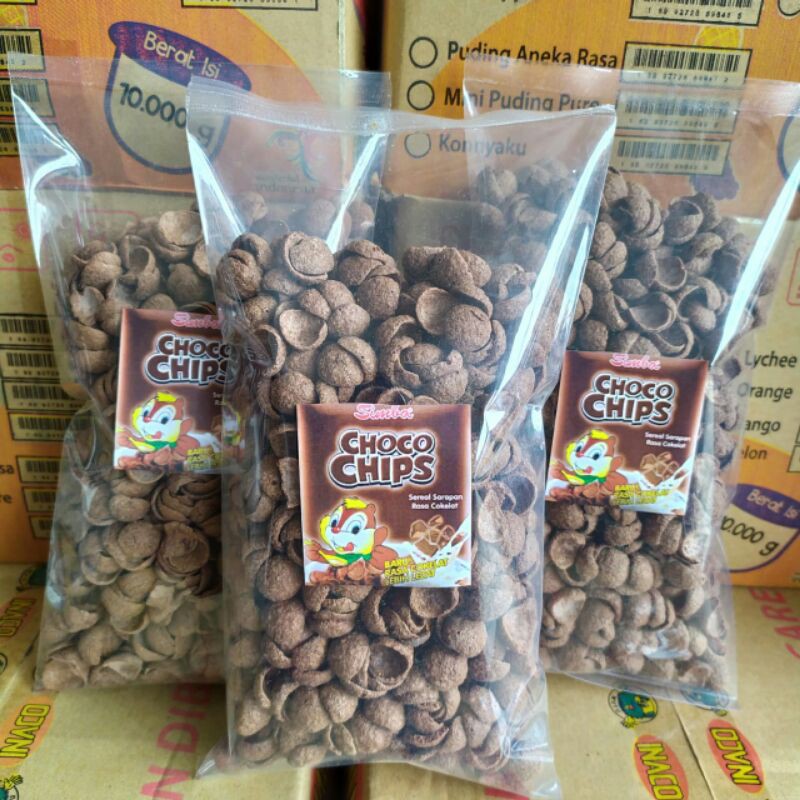 Jual SIMBA CHOCO CRUNCH CHOCO CHIPS KILOAN 195 GR COKLAT DAN STRAWBERY ...