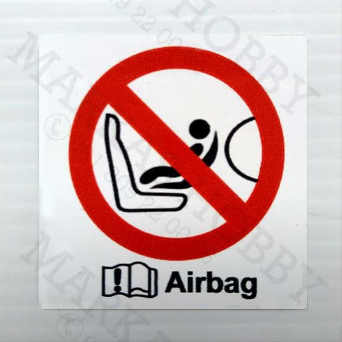 Jual Stiker / Sticker Airbag Putih ( Warning Sign ) | Shopee Indonesia