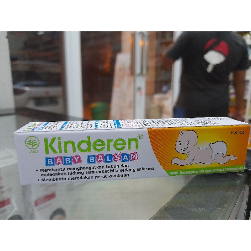 Jual Kinderen Baby Balsem 12grm KARDUS KUNING , balsem bayi untuk masuk ...