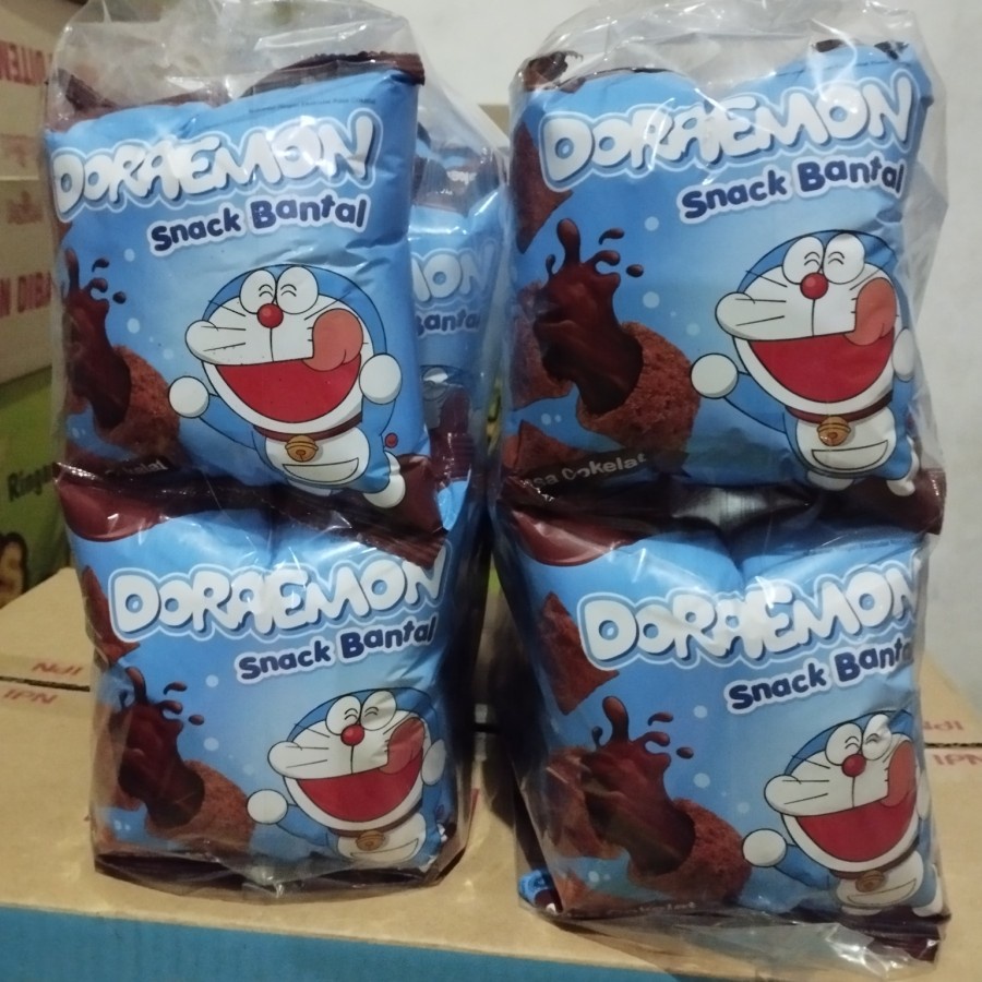 Jual doraemon snack bantal 30gr | Shopee Indonesia