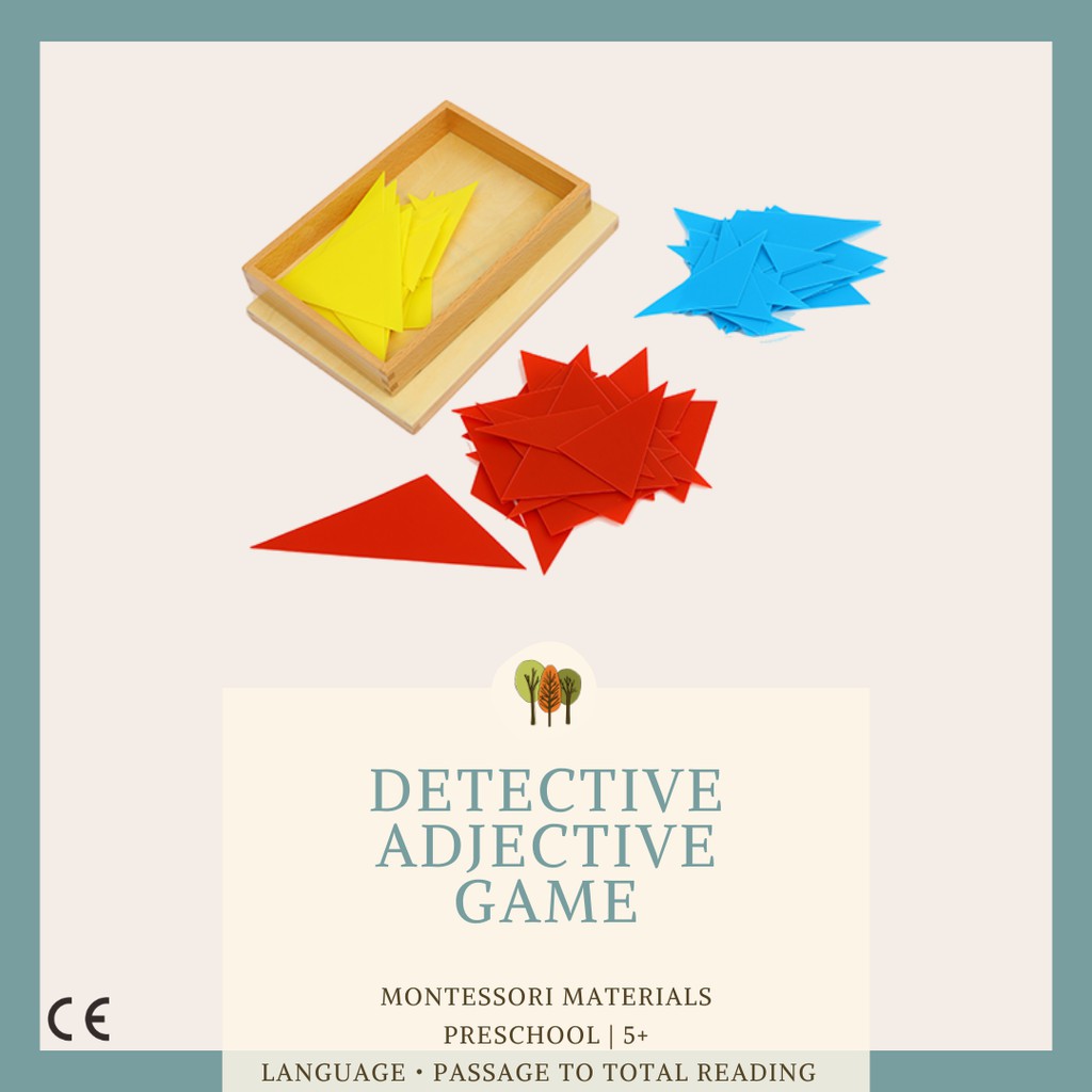 Montessori Learning Materials Montessori Detective Adjective Exercise ...