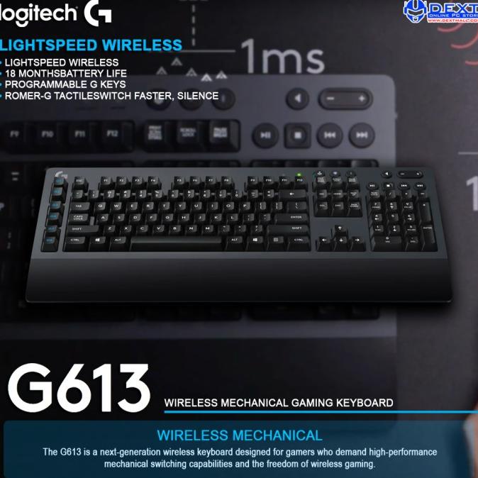 Jual Logitech G613 Wireless Mechanical Gaming Keyboard | Shopee Indonesia