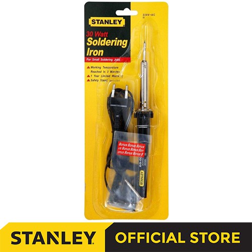 Jual Stanley Round Pin Soldering Iron / Solder Listrik 30Watt 69-031B ...