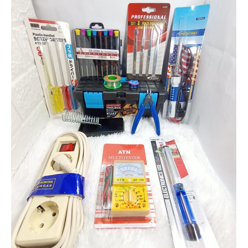 Jual Alat Solder Listrik Solder Amerika 40W / Pinset Set / Obeng Jam/Hp ...