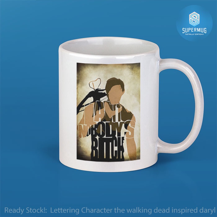 Jual Mug Cangkir Desain Lettering Character the walking dead inspired ...