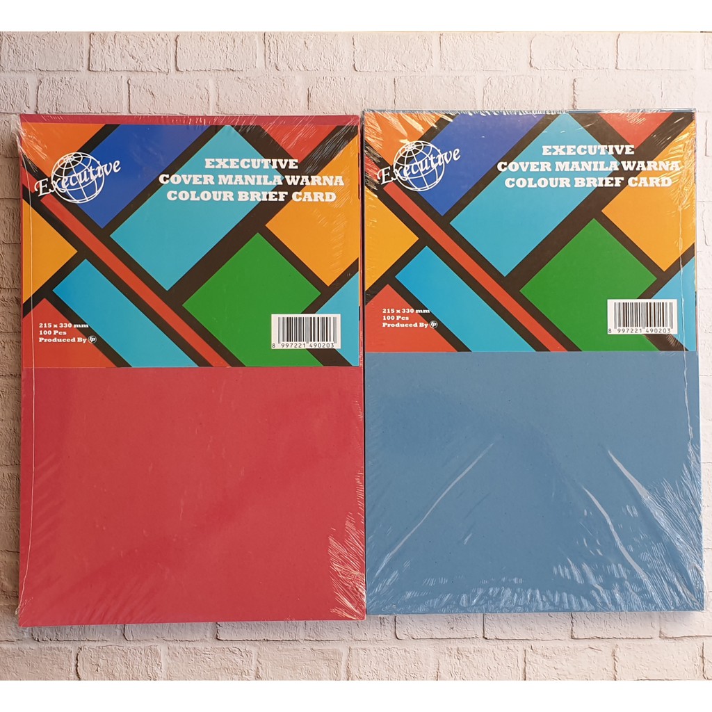 Jual Kertas Cover Jilid Manila F4 Executive - Brief Card (BC) Warna Tua ...