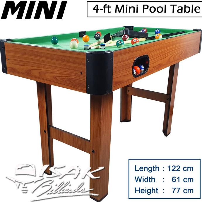 Jual Mini Pool Table 4-ft MDF - Mainan Hadiah Anak Meja Biliar Billiard | Shopee Indonesia