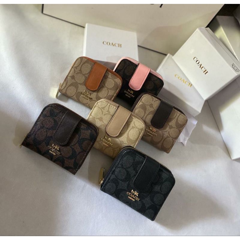 Jual DOMPET CO SIGNATURE MINI ZIP | Shopee Indonesia