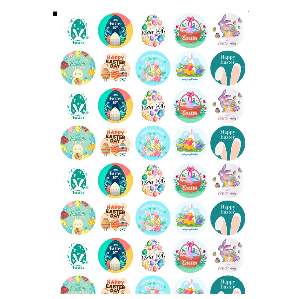 Jual Min Order 6 Lembar | Paskah Sticker | Label Stiker Easter ...