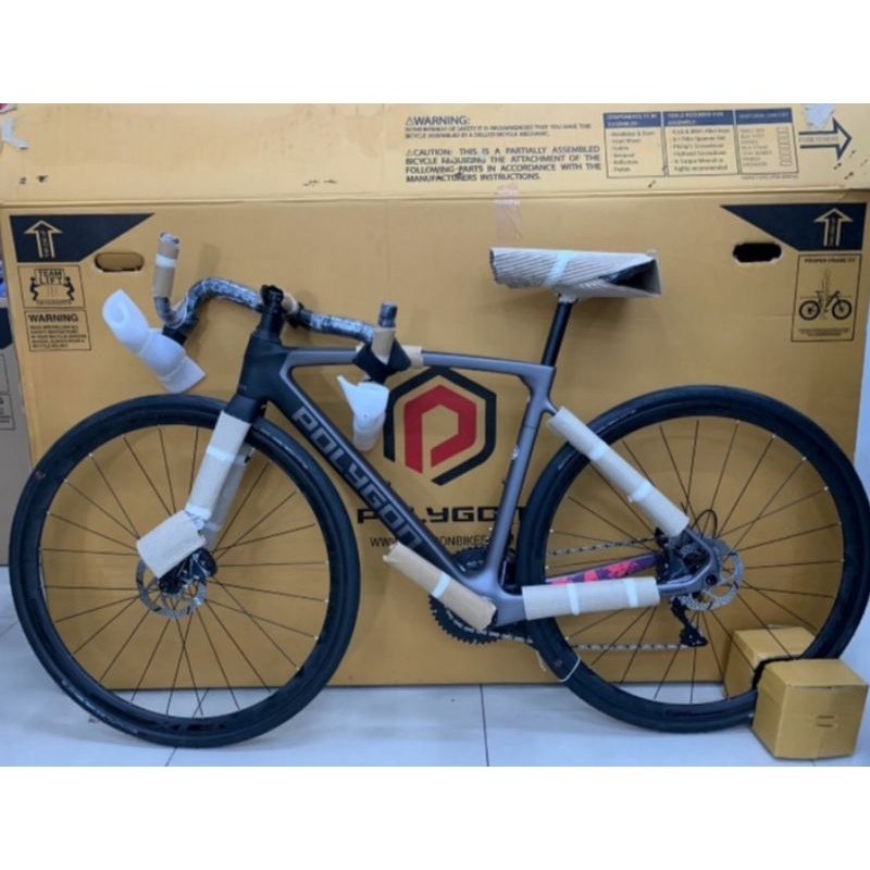 Jual Roadbike Polygon strattos S8D size S 700C NEW CONDITION | Shopee Indonesia
