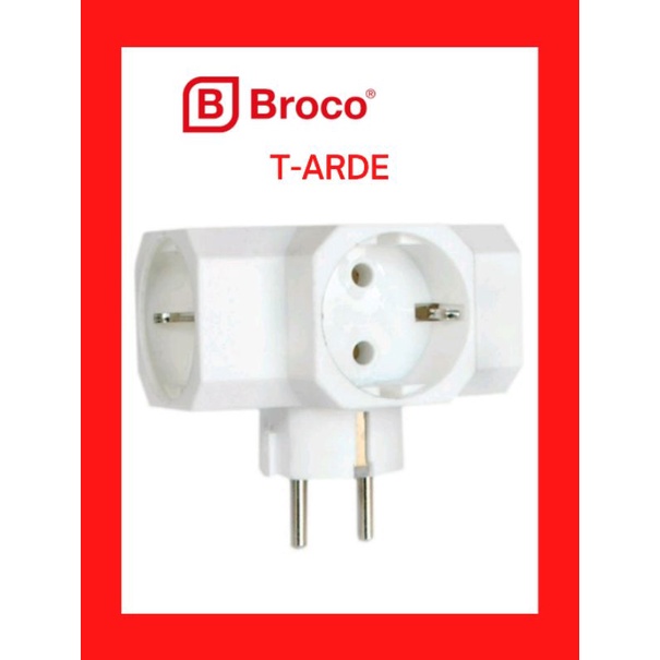 Jual BROCO STEKER T ARDE PUTIH 13830 / STOP KONTAK T BAMBU | Shopee ...