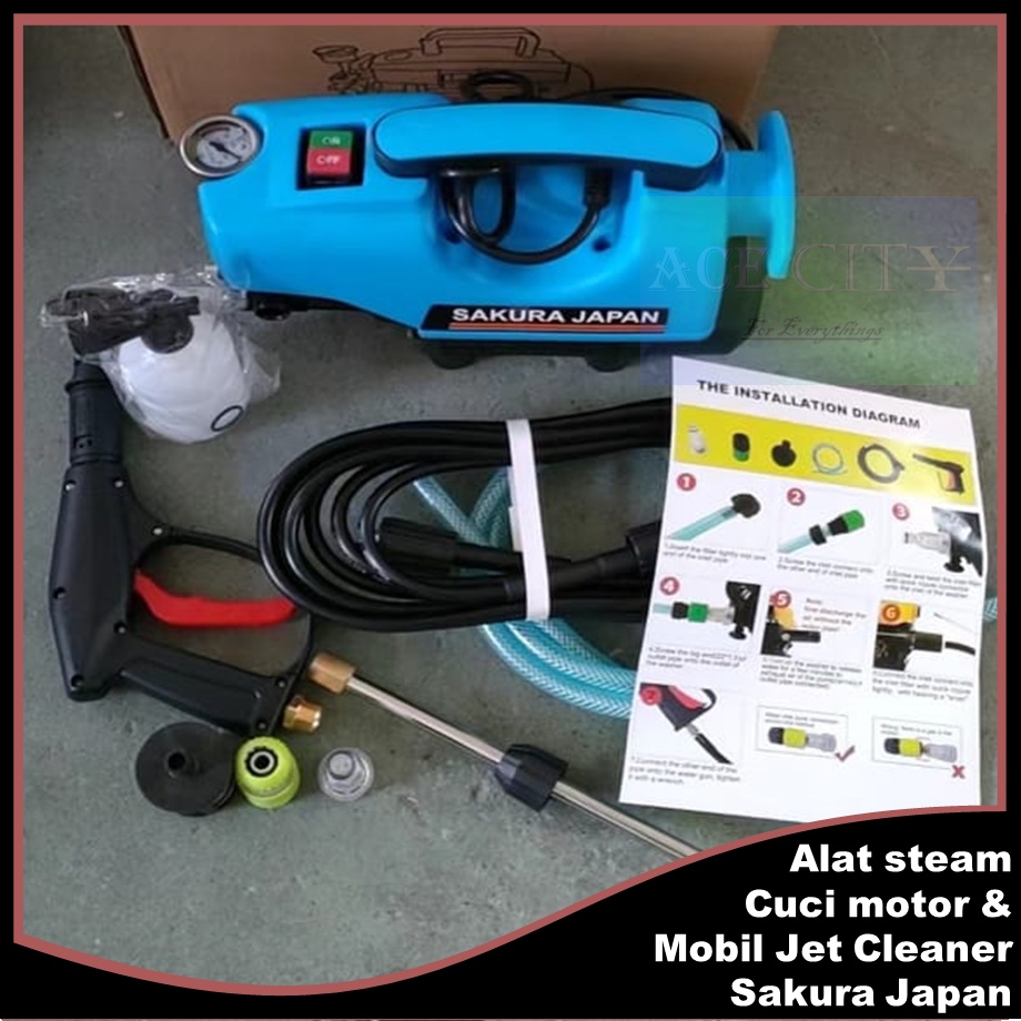 Jual Alat Steam Jet Water SAKURA JAPAN | Shopee Indonesia
