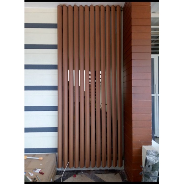 Jual Kisi-kisi wpc plafon dinding indoor outdoor partisi Fasad WPC ...