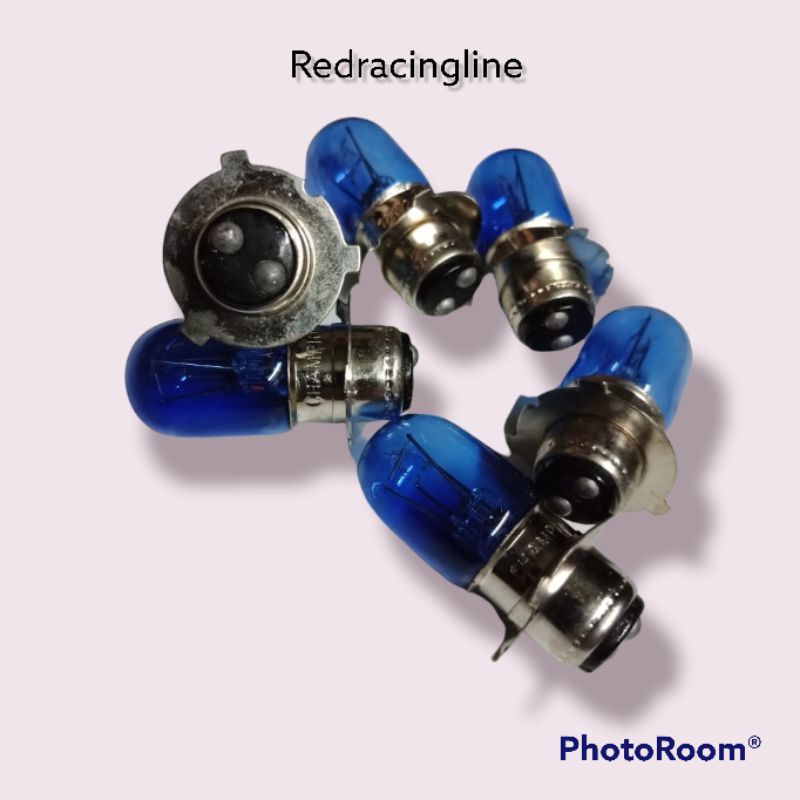 Jual Bohlam | Bulb depan Biru Honda SUPRA Kaki 3 12V 25W | 35W | Shopee ...