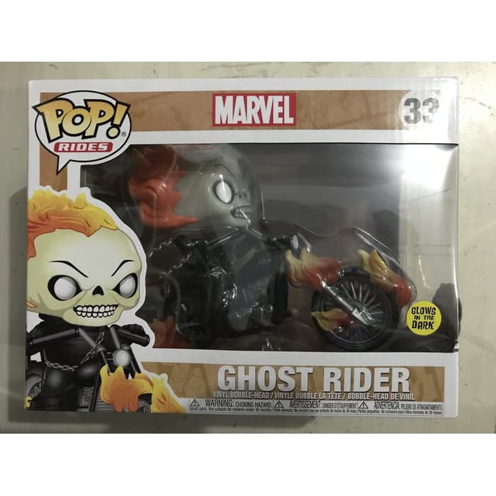 Jual Funko POP! Marvel - Ghost Rider with Bike (Glow in the Dark ...