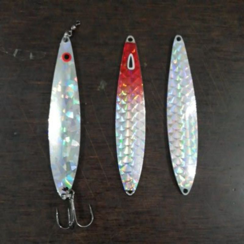 Jual Umpan pancing spoon Speedy 40g tengiri barracuda set sisik dan mata | Shopee Indonesia