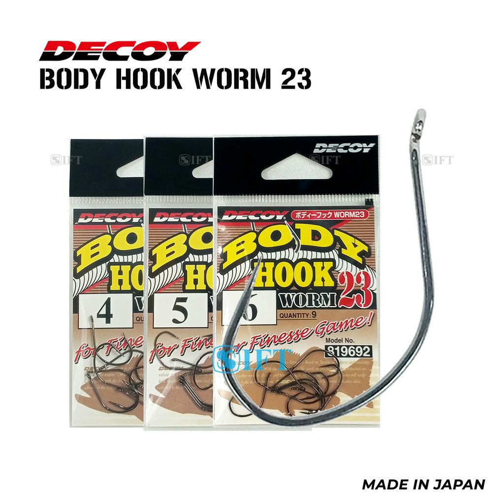 Jual Kail Pancing DECOY BODY HOOK WORM23 | For Finesse Game | No 6 s.d ...