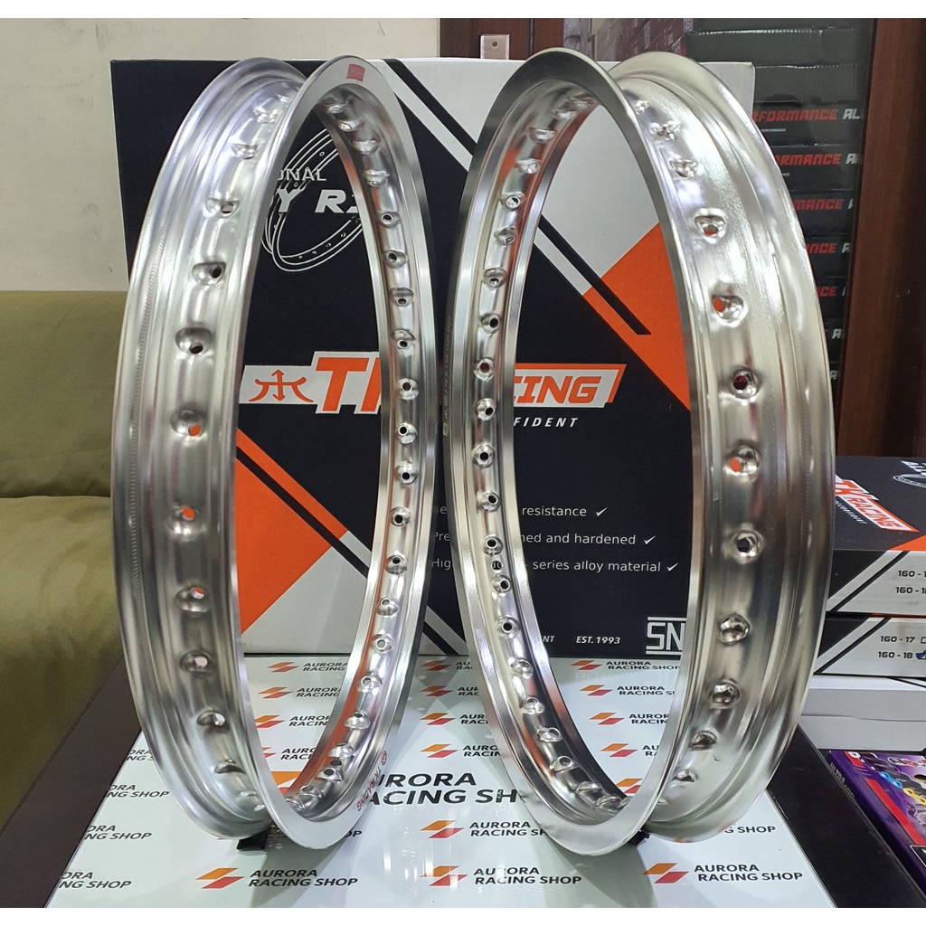 Jual VELG TK BRIGHT SET 18 X 160 / 185 HOLE 36 SILVER - ORIGINAL TK ...