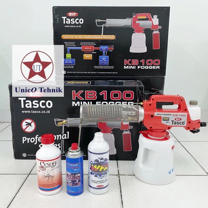 Jual Paket Mini Fogger TASCO KB 100 Alat semprot nyamuk fogging asap ...
