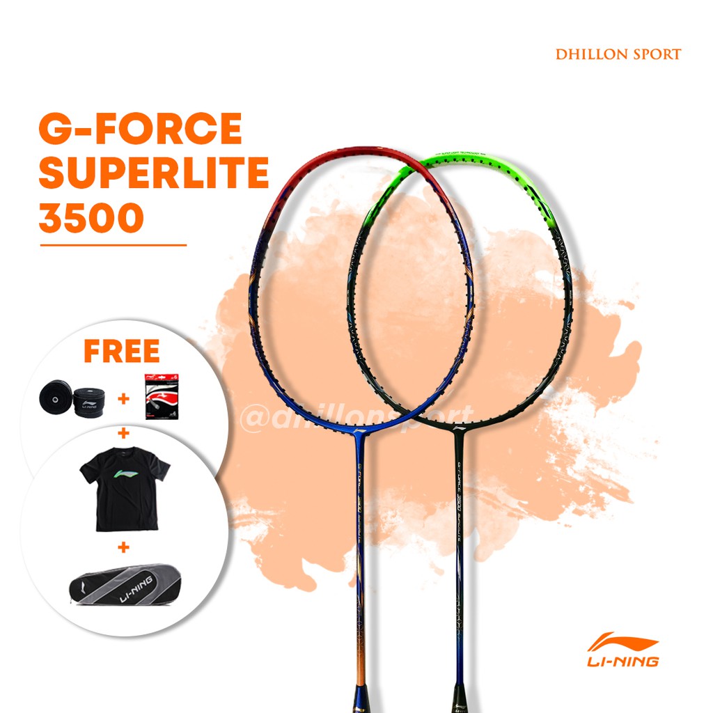 Jual FREE PEMASANGAN! Raket Lining G-Force Superlite 3500 / 3600 / 3700 ...