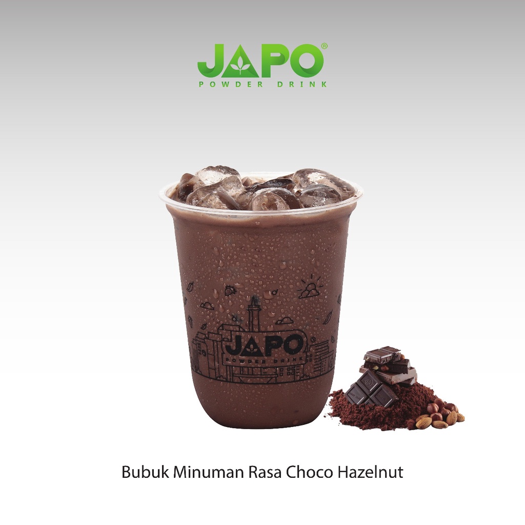 Jual JAPO Bubuk Minuman Choco Hazelnut 500 gr | Shopee Indonesia