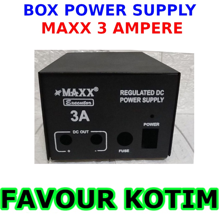 Jual KOTAK BOX POWER SUPPLY 3A BESI MAXX FVKOTIM | Shopee Indonesia