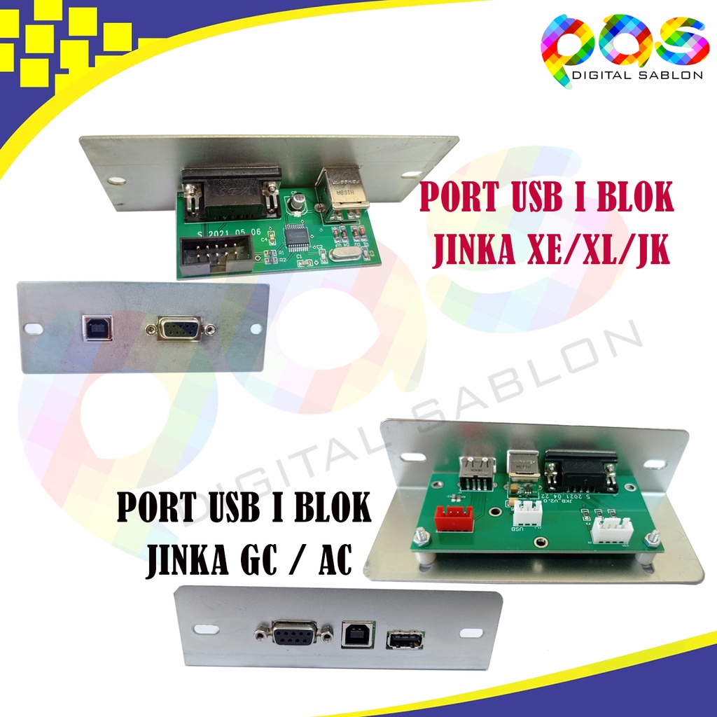 Jual Sparepart Mesin Cutting Jinka MAINBOARD USB / Port USB XE |JK | XL ...