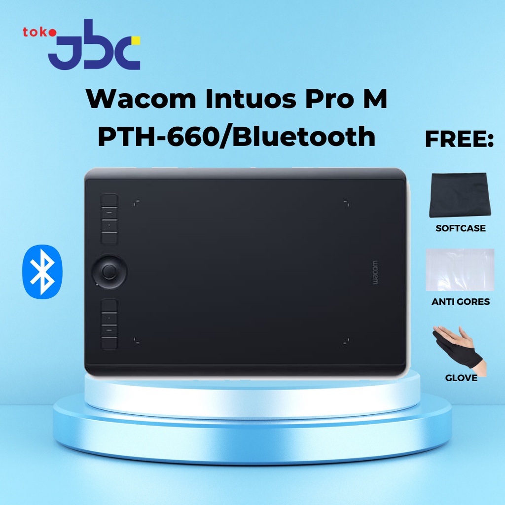 Jual Pen Tablet Profesional Wacom Intuos Pro Medium PTH660 / PTH-660 garansi resmi 1thn | Shopee ...