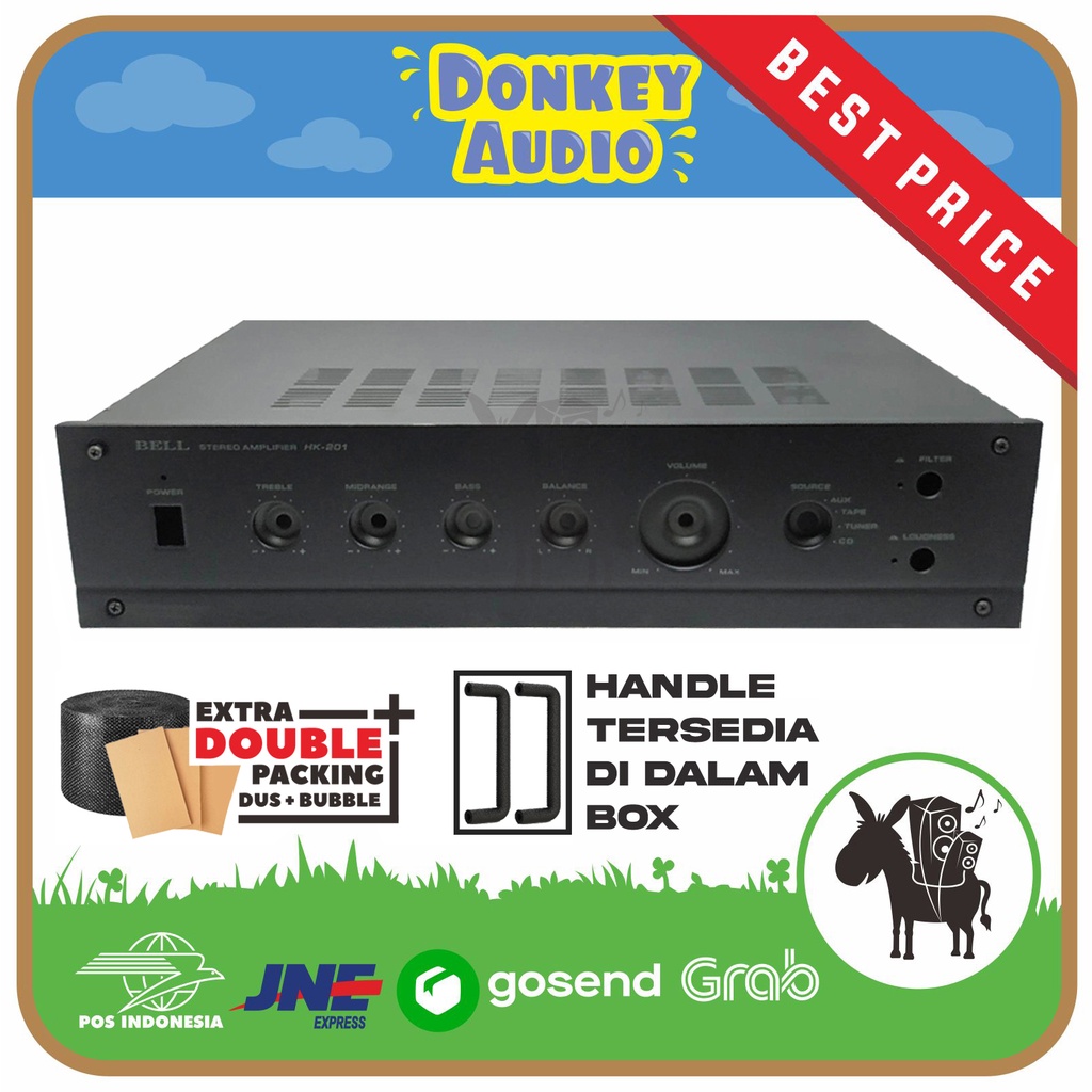Jual BOX POWER AMPLIFIER Bell HK201 HK 201 HK-201 POWER TONE AMPLIFIER ...