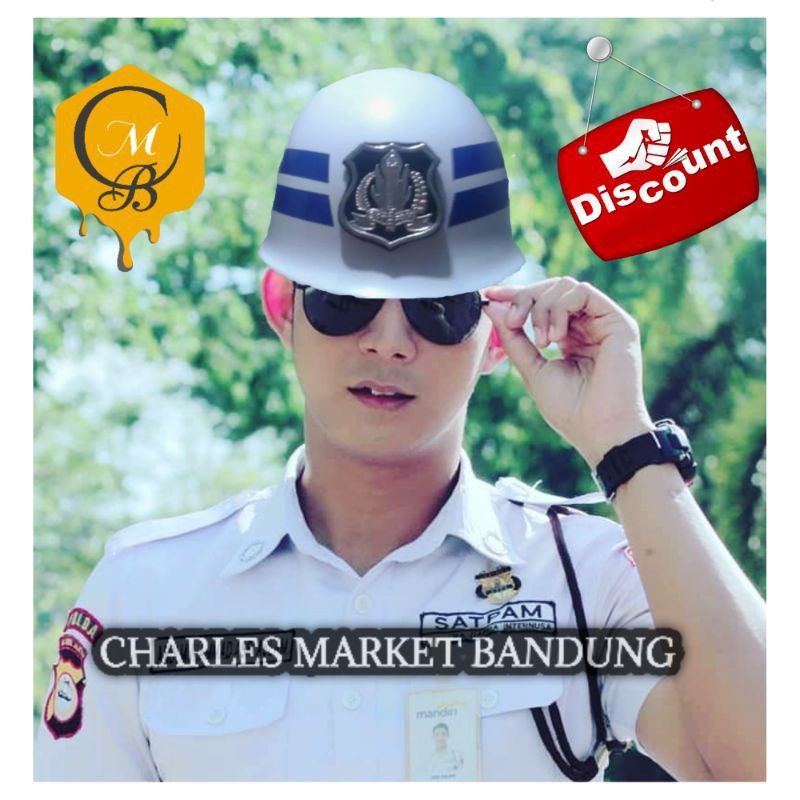 Jual HELM SECURITY LOGO - HELM LOGO SECURITY OUTDOOR - HELMET SECURITY ...