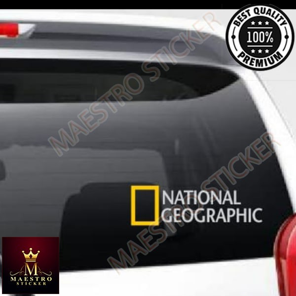 Jual M.STICKER Stiker National Geographic Natgeo Sticker Kaca Body ...