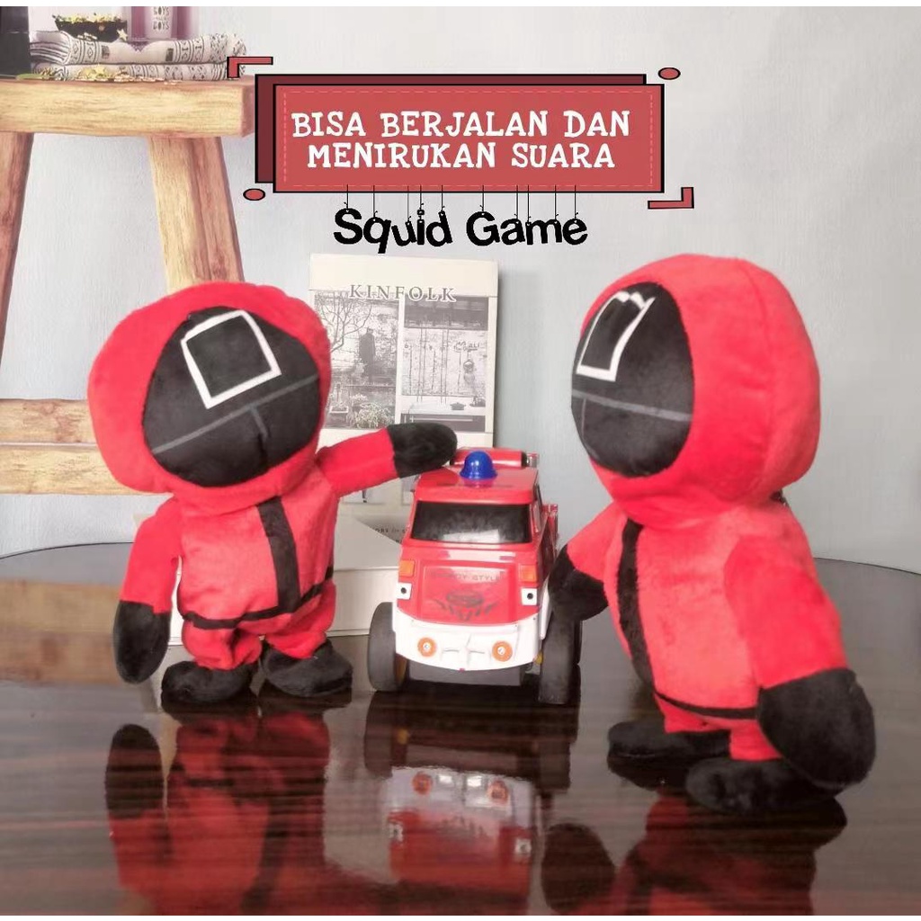Jual [TOKO BEST SHOP]Boneka squid game Talking walking music/mainan ...