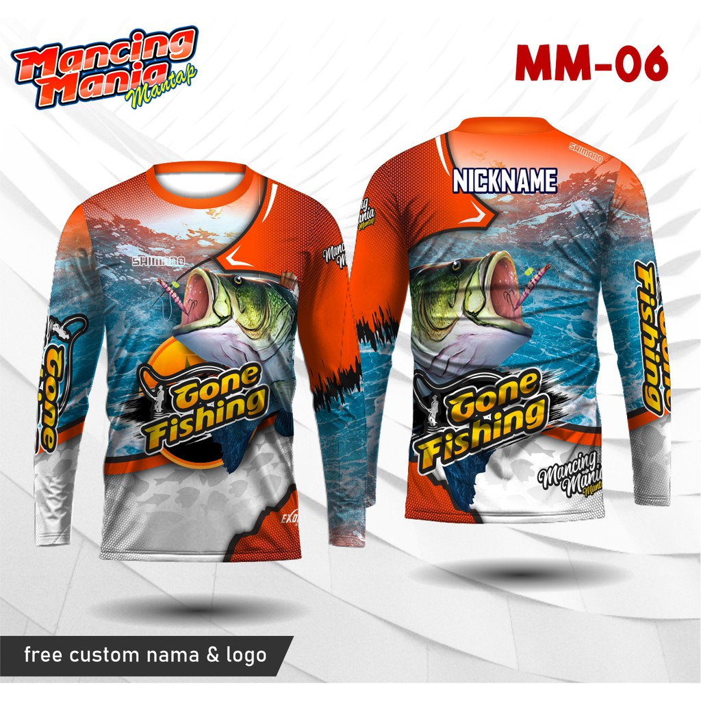 Jual jersey mancing mania mantap custom | Shopee Indonesia
