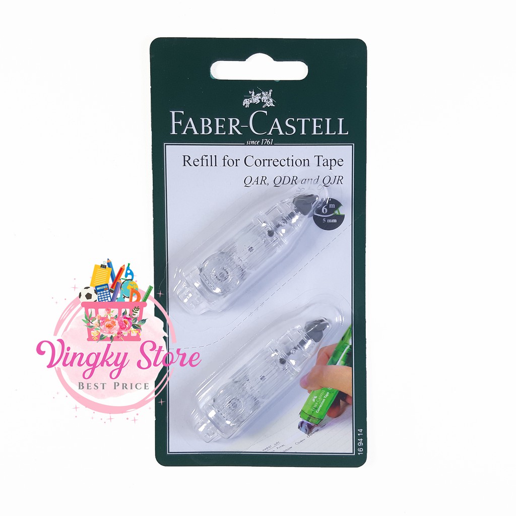 Jual Refill Tipex Kertas QJR-506 Faber Castell isi 2 | Shopee Indonesia