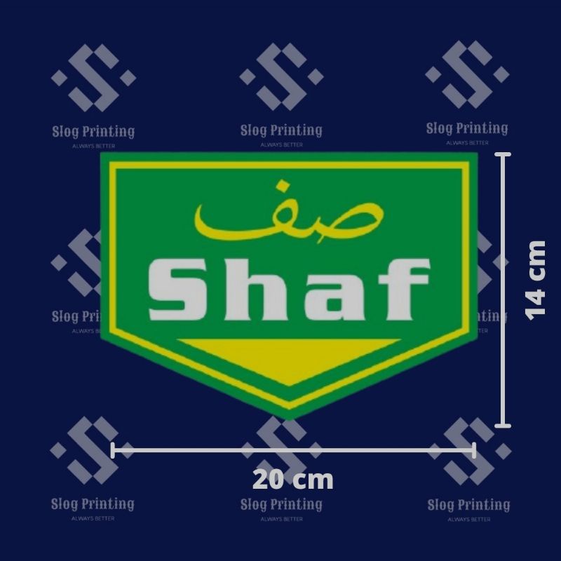 Jual Sticker Label Vinyl Marka Sign Mushola SHAF Shalat Stiker Masjid ...
