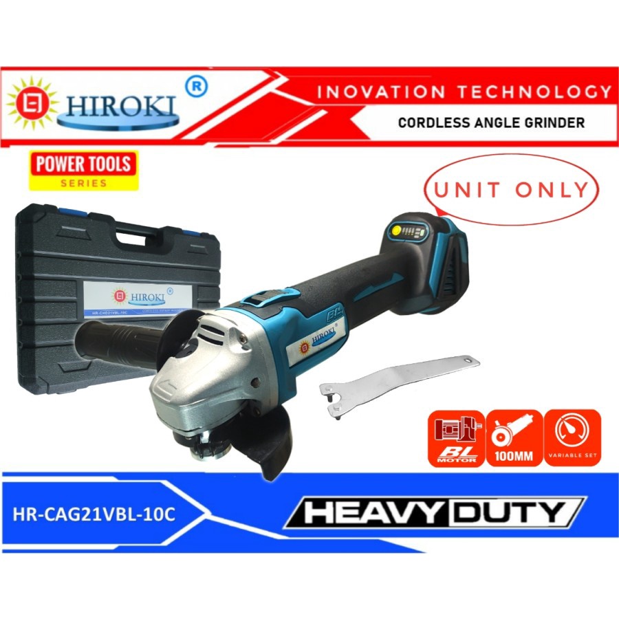 Jual Mesin Cordless Grinder HIROKI Grinda Tangan Tidak Inclued Baterai ...