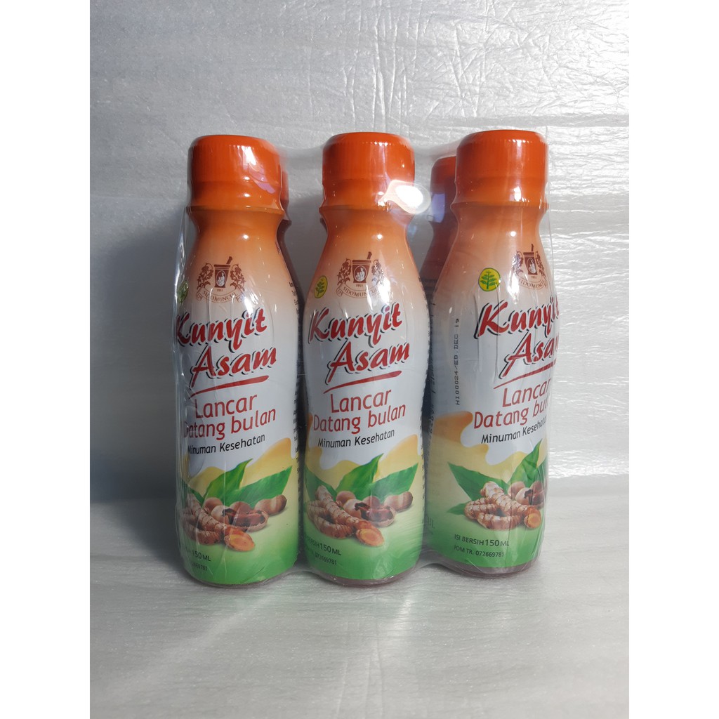 Jual Kunyit asam lancar datang bulan botol @1pcs (150ml) | Shopee Indonesia