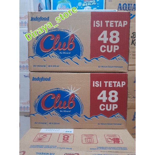 Jual Club Gelas 48 x 220ml | Shopee Indonesia