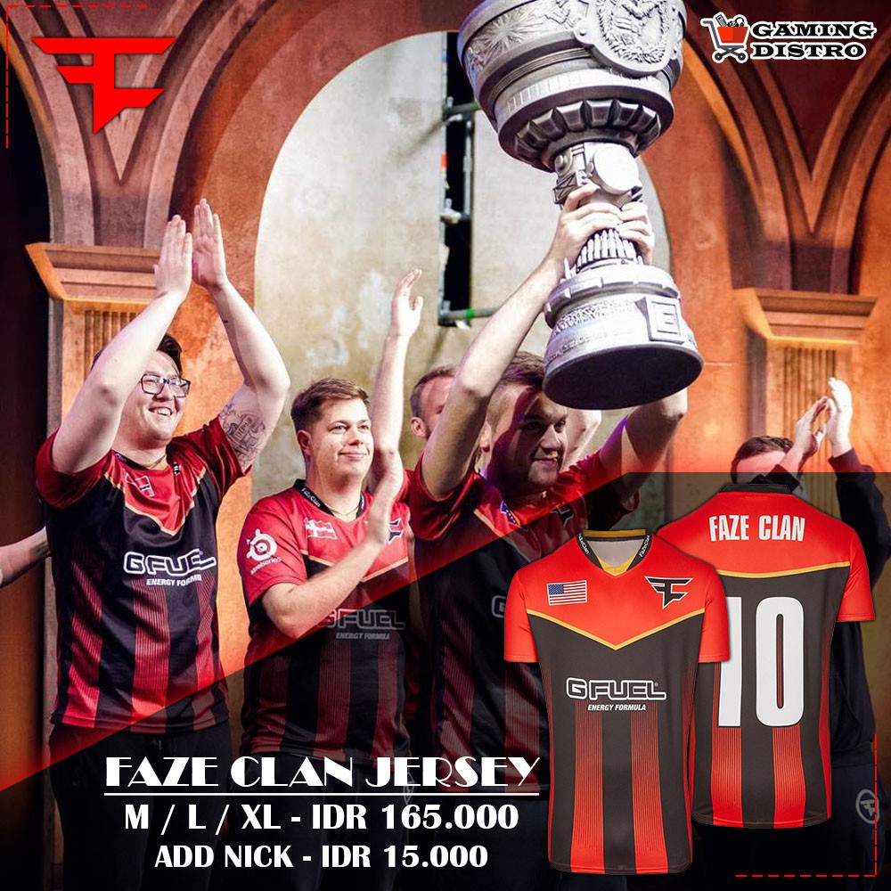 Jual Jersey Faze CLan - Kaos Game Faze Clan CSGO | Shopee Indonesia