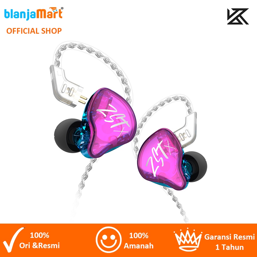 Jual KZ ZST X In Ear Earphone with MIC - GARANSI RESMI | Shopee Indonesia