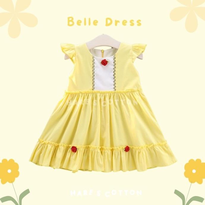 Jual Baju / Kostum Anak Perempuan Disney Princess Belle (1,2,3,4 tahun ...